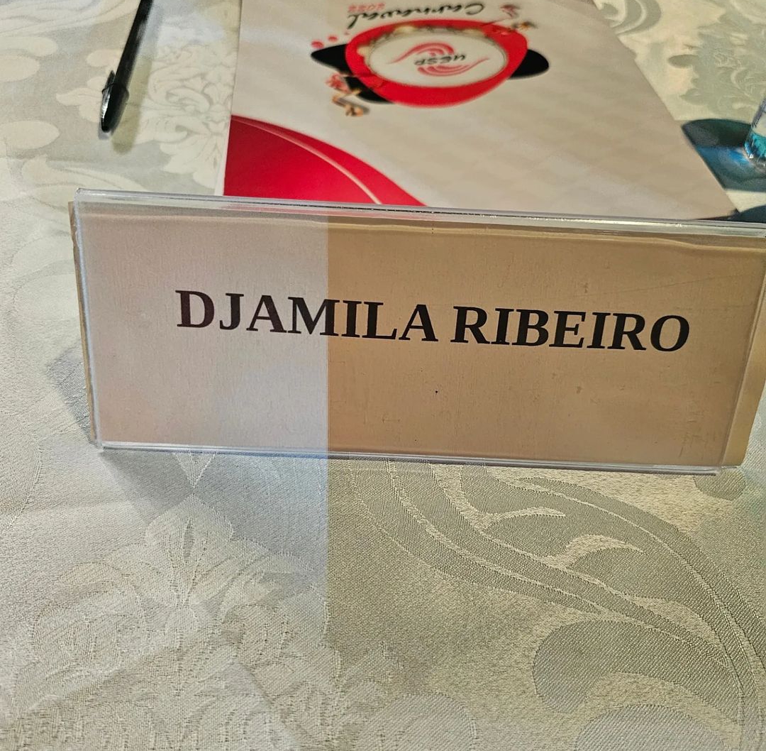 Djamila is a judge in the Miss Uesp Contest, promoted by the Union of ...