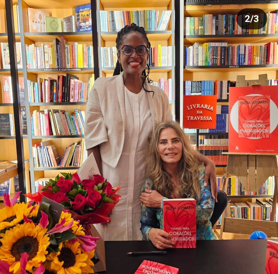 Djamila Ribeiro prestigia lançamento de livro de Bruna Lombardi ...