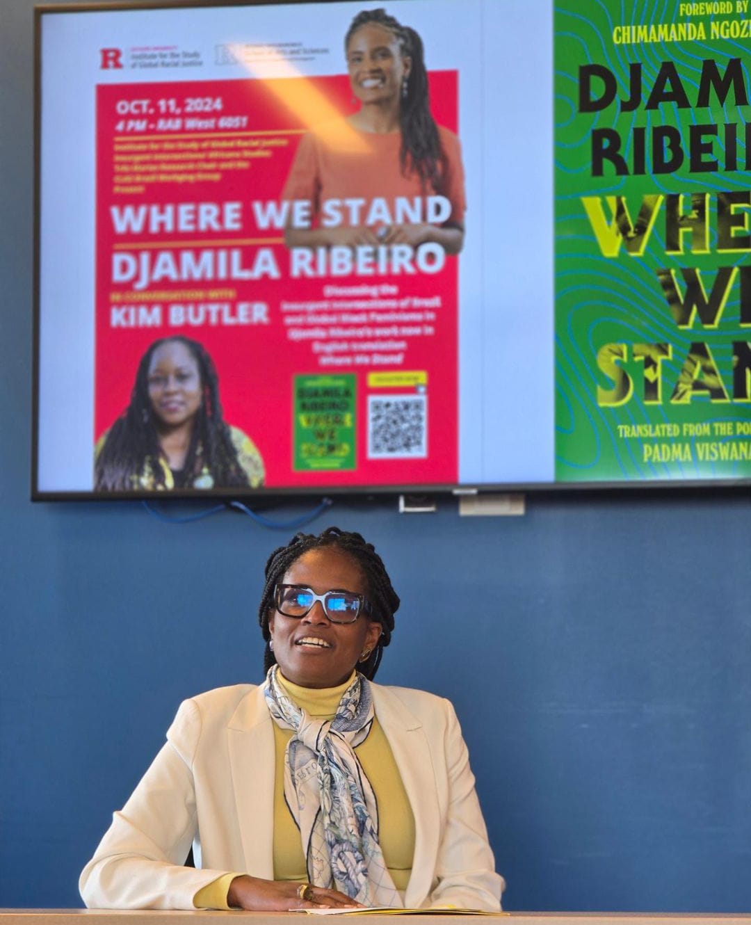 Djamila Ribeiro lança 'Where We Stand' em universidade pública de New ...